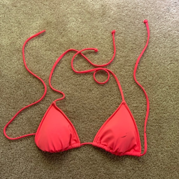Victoria's Secret | Swim | Hot Pink Victorias Secret String Bikini Too ...